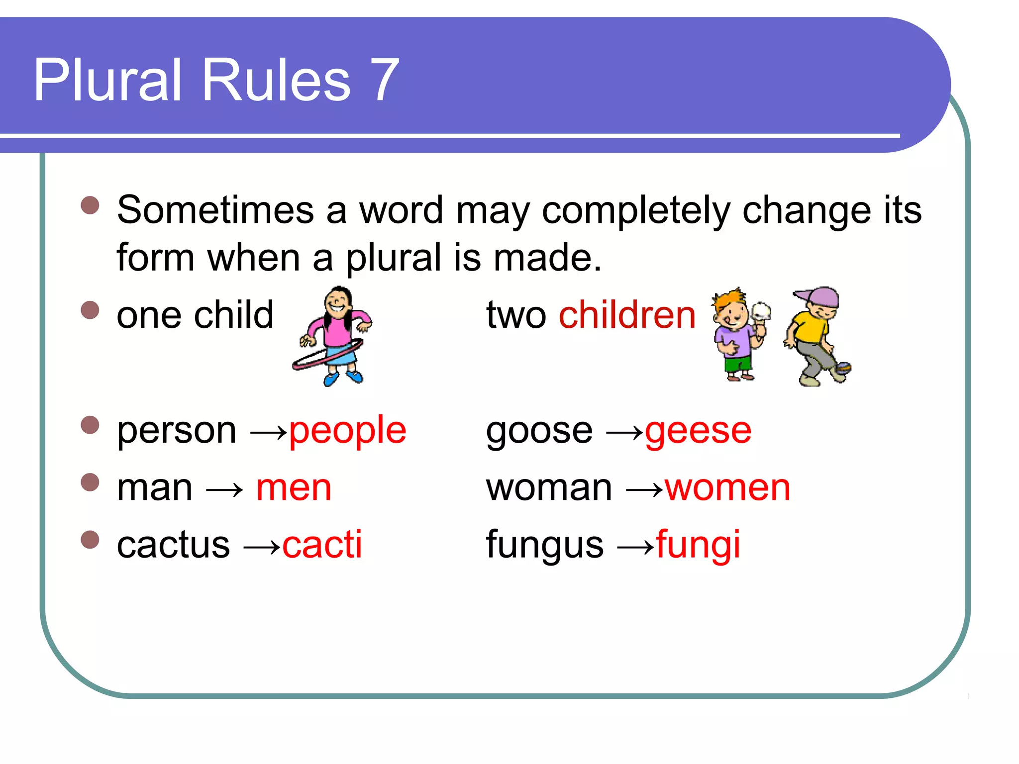 Plural Rules - by Brian Curruthers | PPT