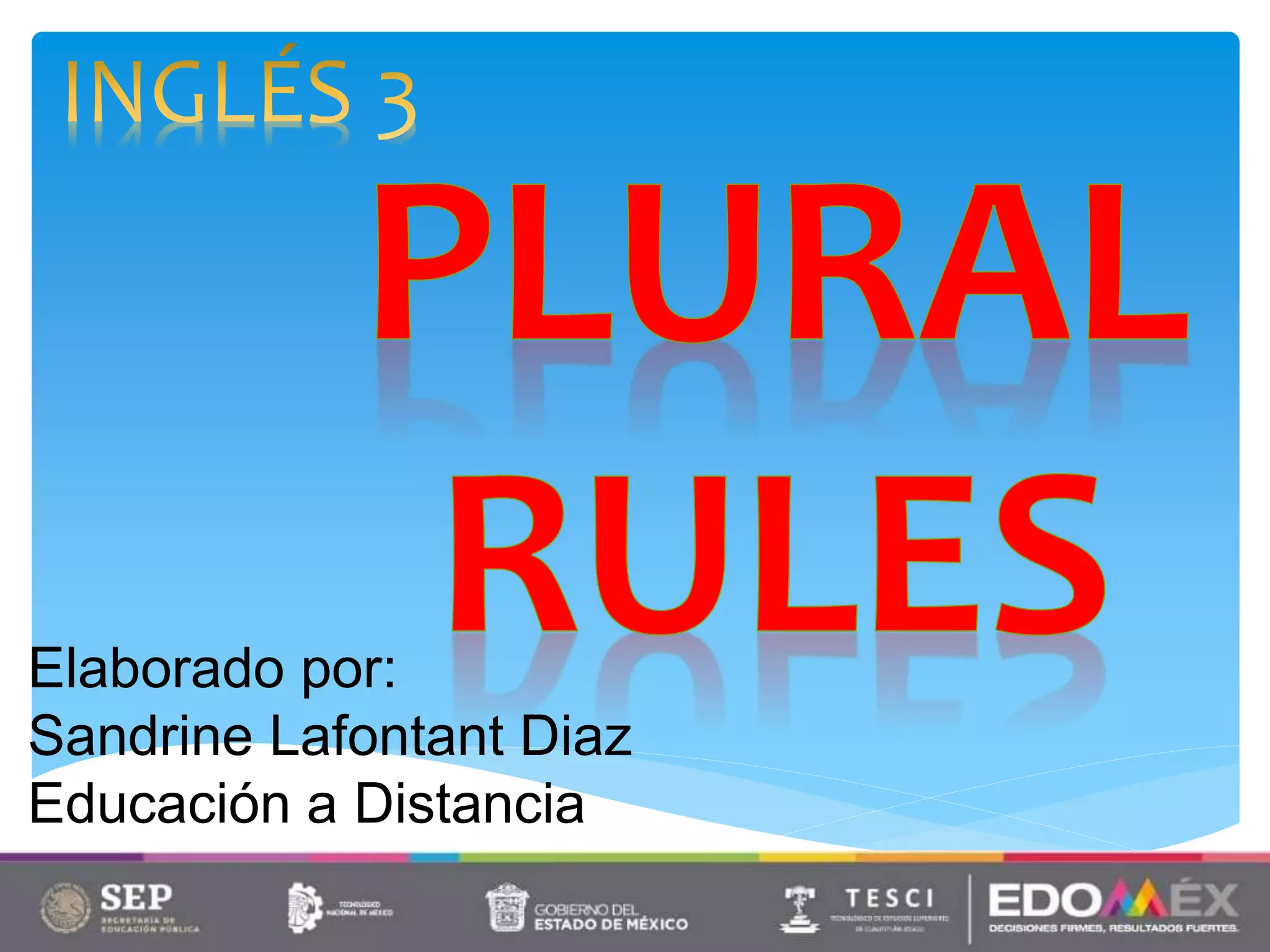 Plural rules | PPT