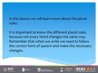 Plural rules | PPT