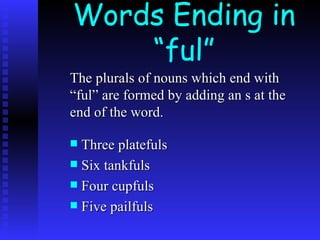 Plurals | PPT