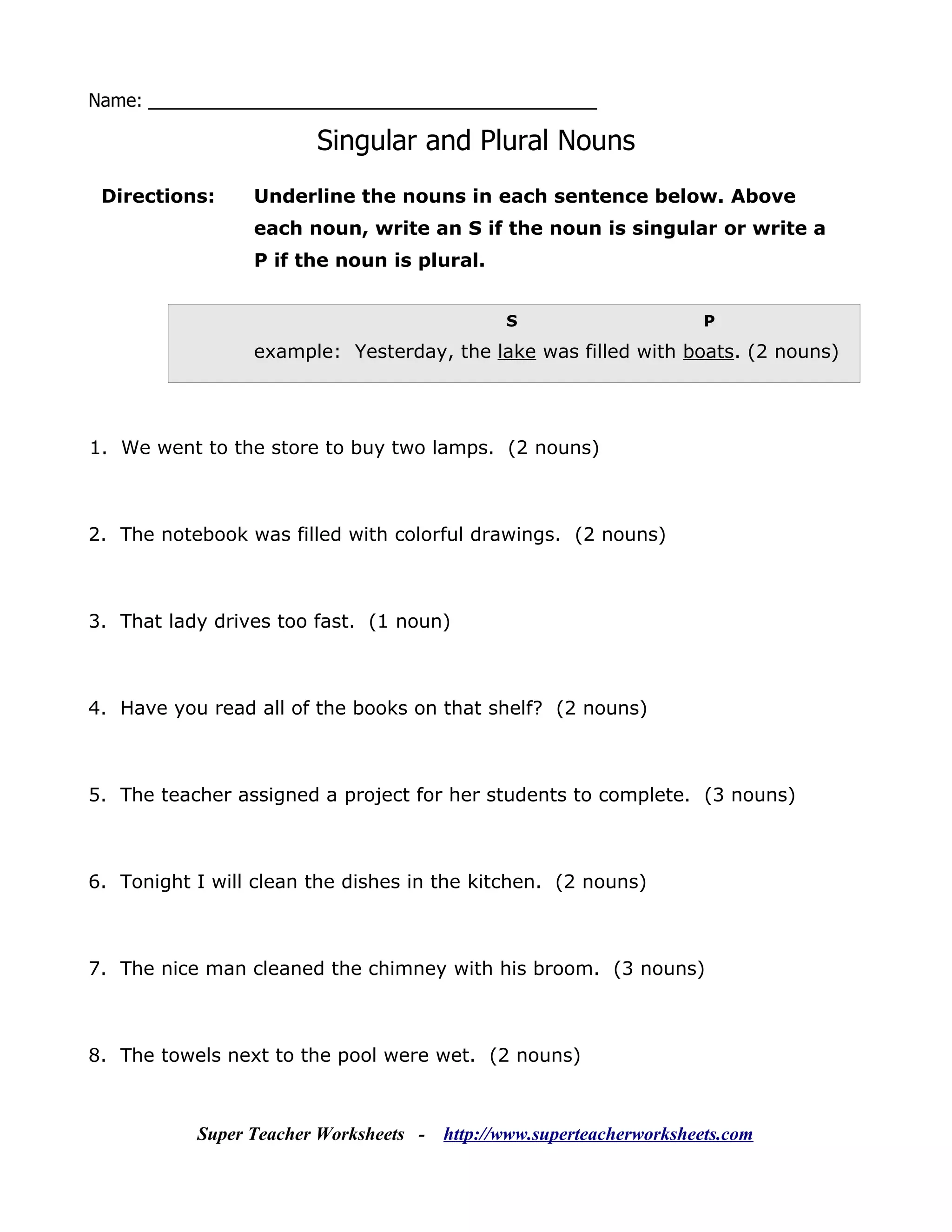 Plurals rules and practice | PDF