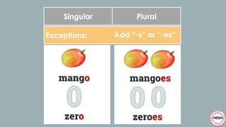 Plural Nouns: English Language | PDF