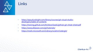 Pluralsight studiegroep git for visual studio developers | PDF