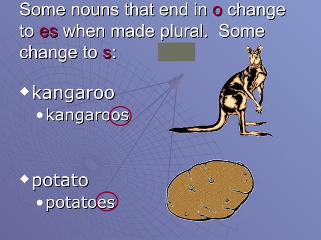 Plural sing nouns | PPT