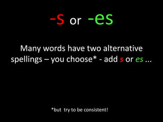 Plurals Of Words Ending In ‘O’ | PPTX