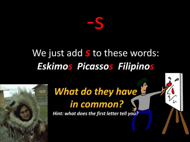 Plurals Of Words Ending In ‘O’ | PPTX