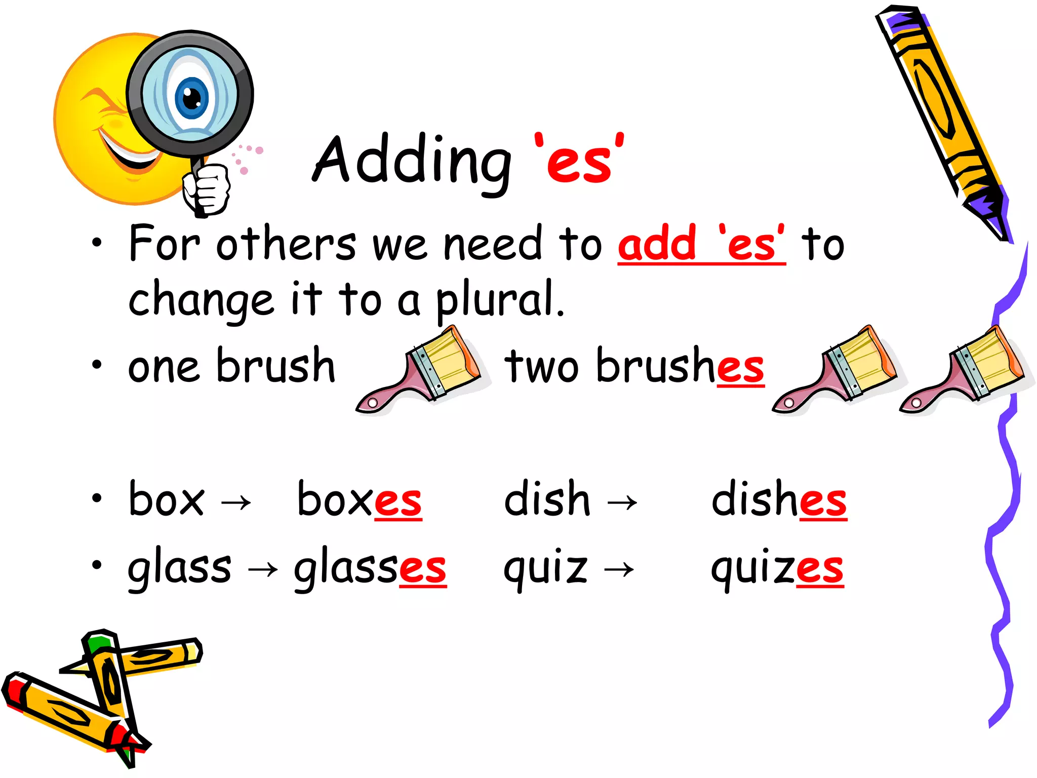 Plurals s es | PPT