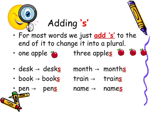 Plurals s es | PPT