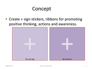 Plus stickers - business idea | PPT