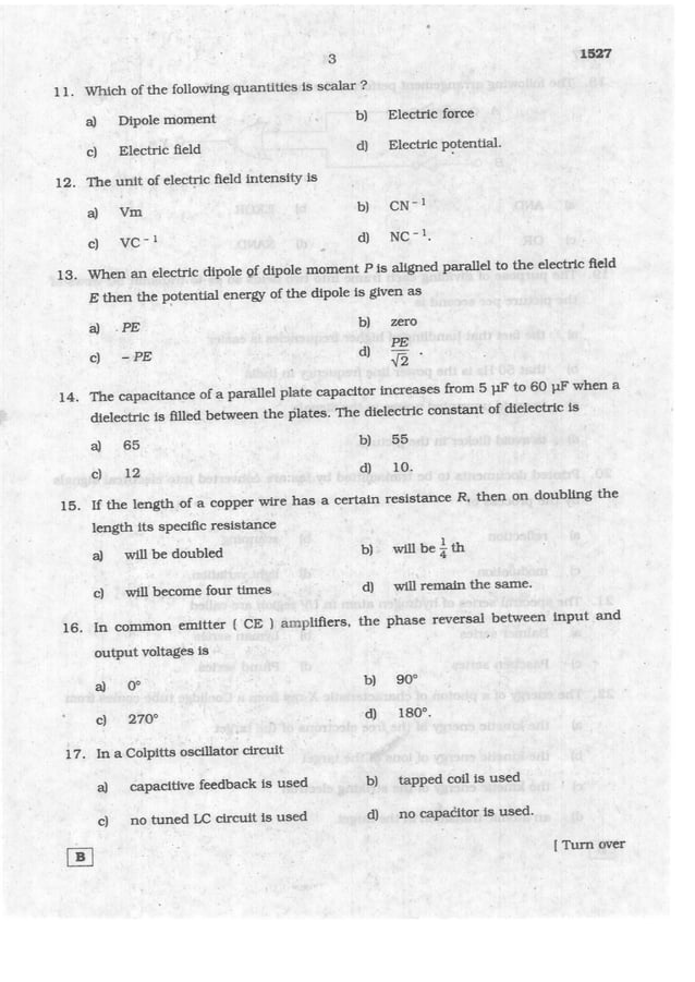 Plus2 physics July 2008 | PDF