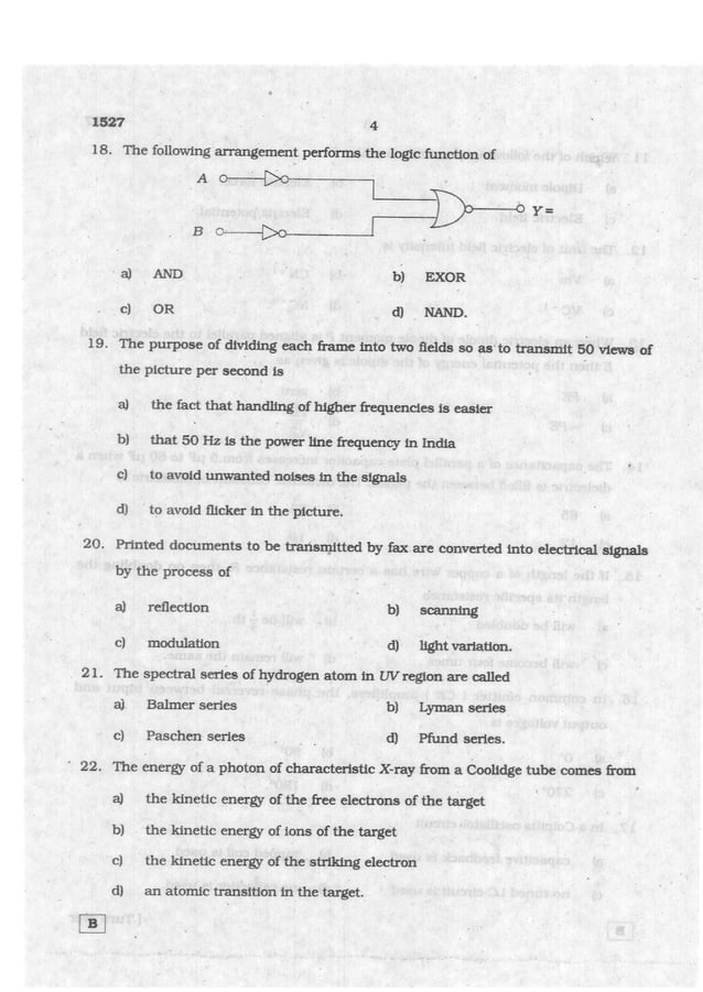 Plus2 physics July 2008 | PDF
