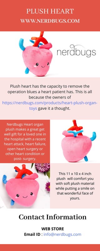 Plush Heart - nerdbugs.com