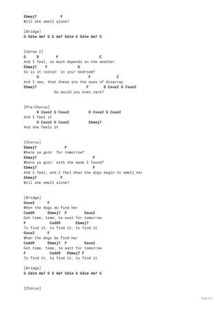 PLUS CHORDS BY STONE TEMPLE PILOTS UKELELE | PDF