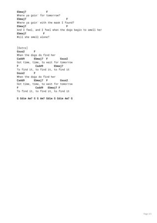 PLUS CHORDS BY STONE TEMPLE PILOTS UKELELE | PDF