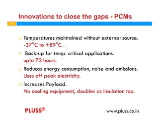 Pluss pcm-cold chain-last mile | PDF | Chemistry | Science