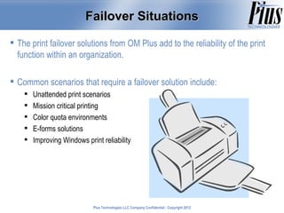 Print Failover Solutions | PPT