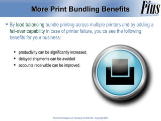 Print Job Bundling | PPT