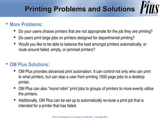 Solving Printer Errors and Output Management Problems | PPT