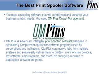 All About Print Spoolers | PPT
