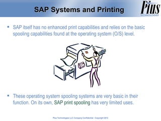 Print Spooling on SAP Servers | PPT