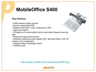 Plustek Scanners for Healthcare | PPT