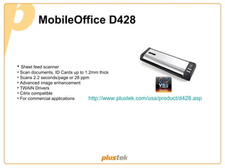 Plustek Scanners for Healthcare | PPT