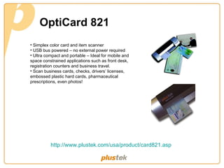 Plustek Scanners for Healthcare | PPT | Operating Systems | Computer ...