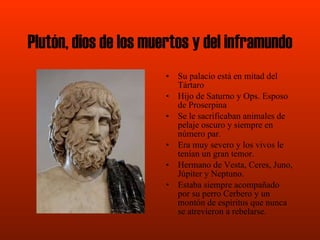 PlutóN Dios De Los Muertos Y Del Inframundo | PPT