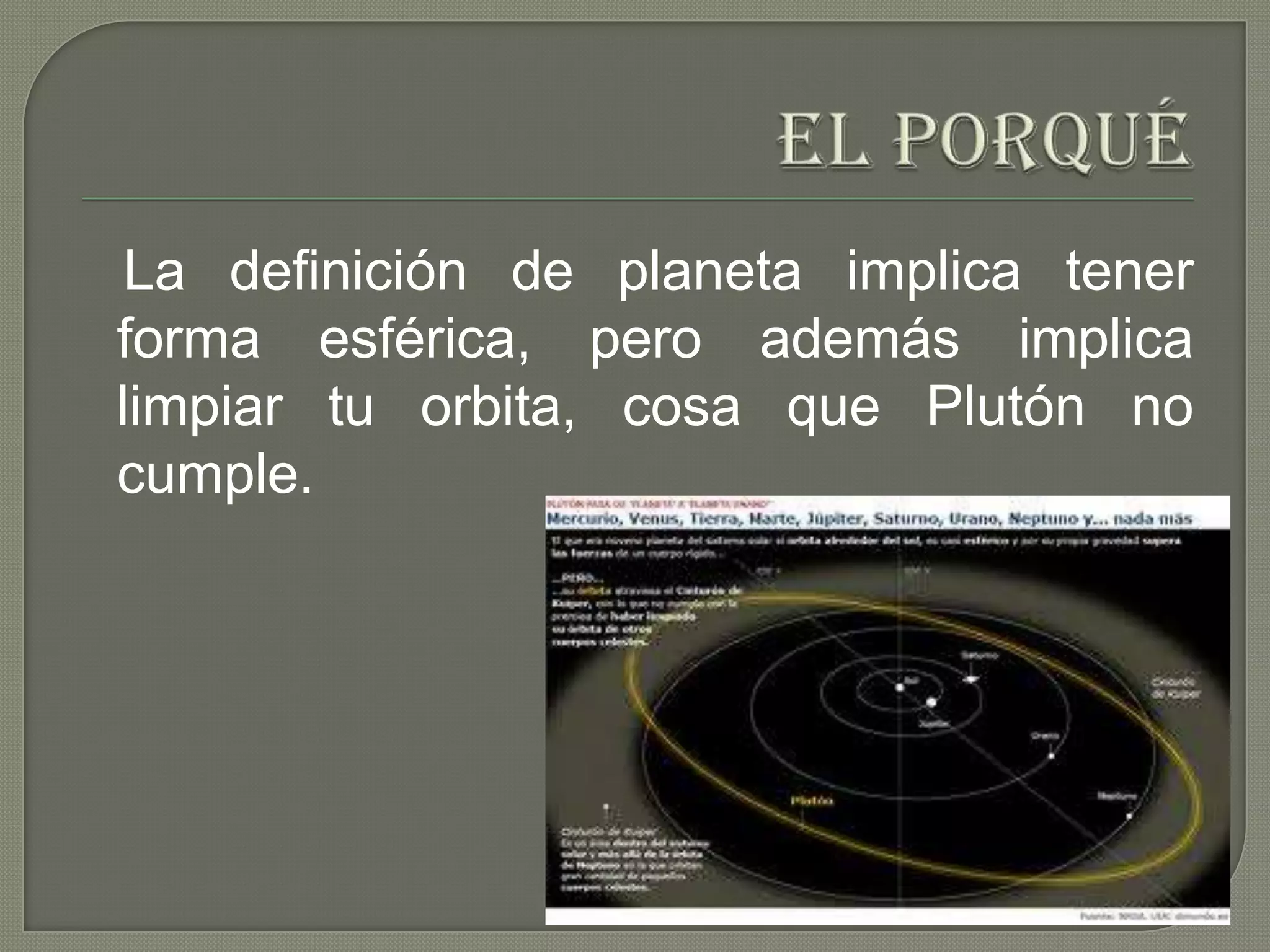 Plutón, el planeta enano | PPTX
