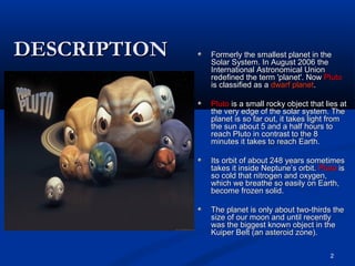 Pluto The Dwarf Planet | PPT