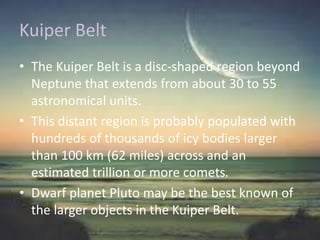 Pluto and kuiper belt | PPT