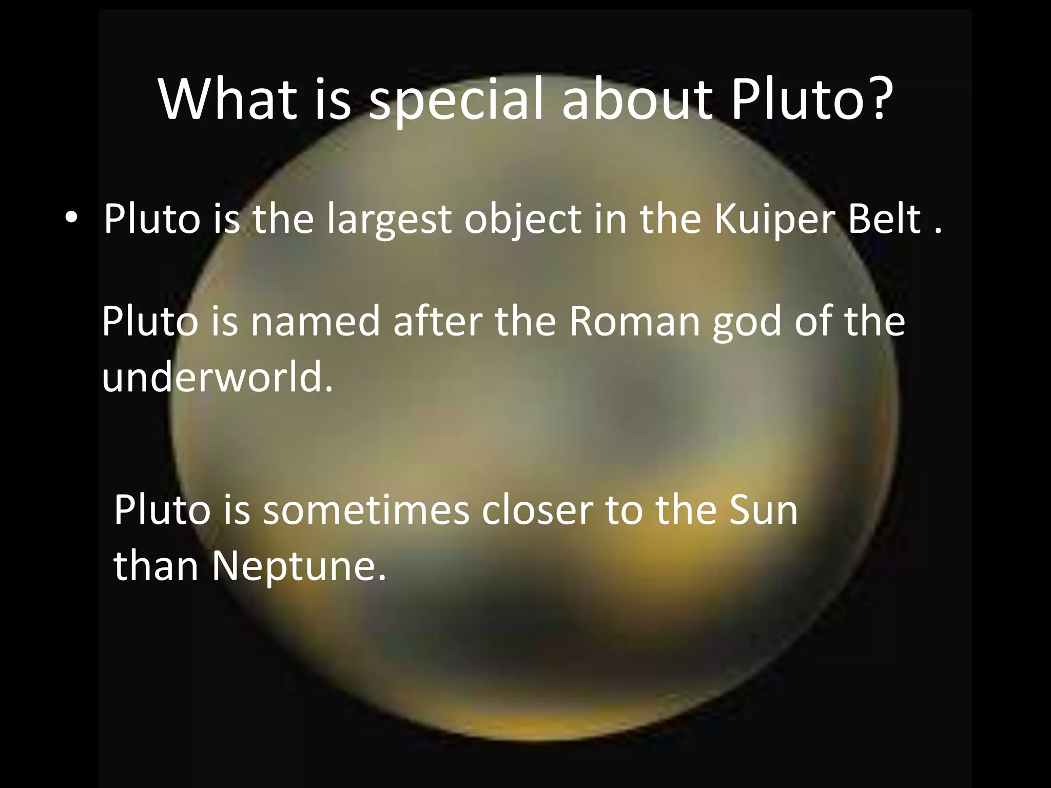 Pluto by marcus | PPTX