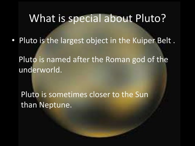 Pluto by marcus | PPTX