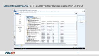 Организация единой системы базового учета и конструкторской подготовки ...