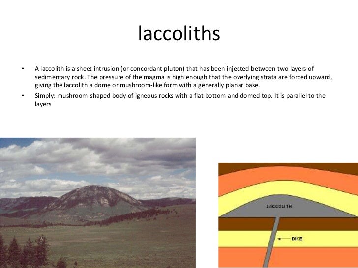 Lopoliths And Laccoliths