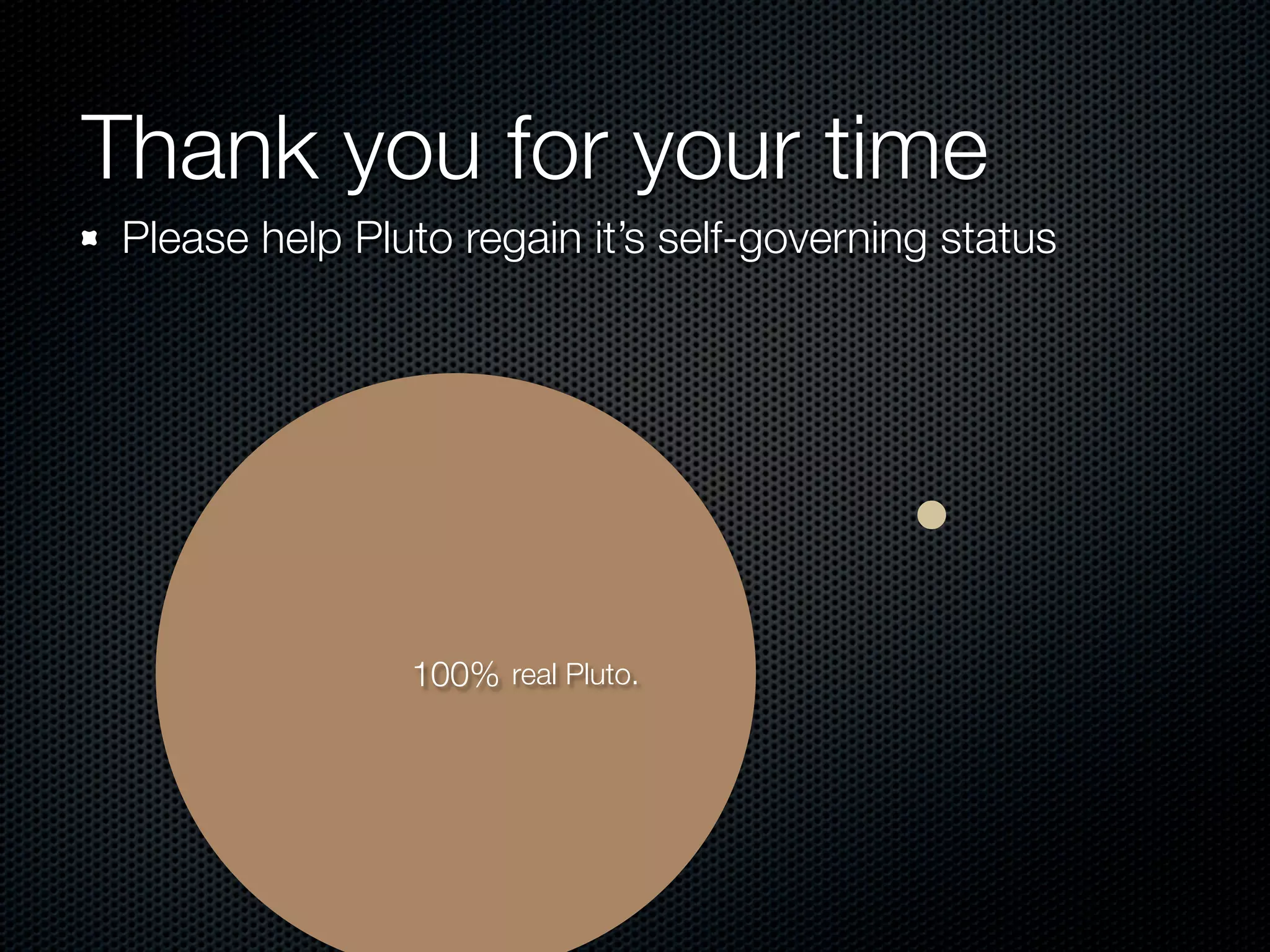 Pluto Self Government Ppt | KEY