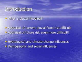 Pluvial flooding presentation 2010 | PDF