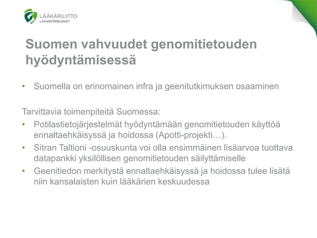 Heikki Pälve: Potilaan valinta on muutoksen ajuri 3.9.2013