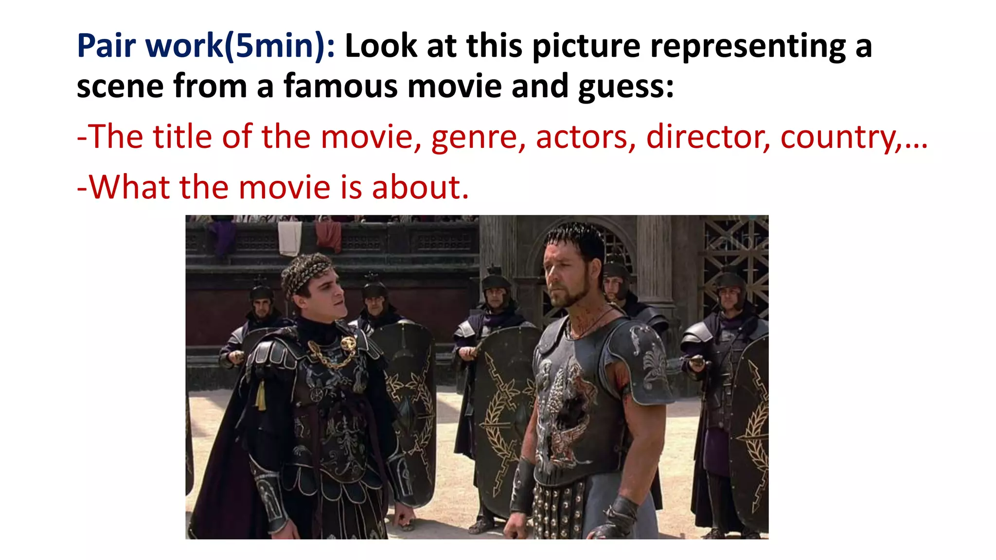 Movie Clips Comprehension | PPTX