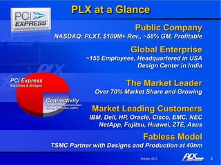 PLX Technology Company Overview | PDF