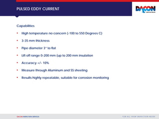 Pulsed Eddy Current Inspection (PEC) - Dacon Inspection Services | PDF