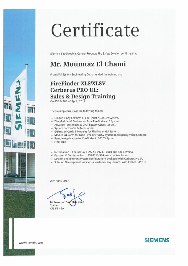 Fire finder xlsxlsv cerberus pro ul sales & design training | PDF