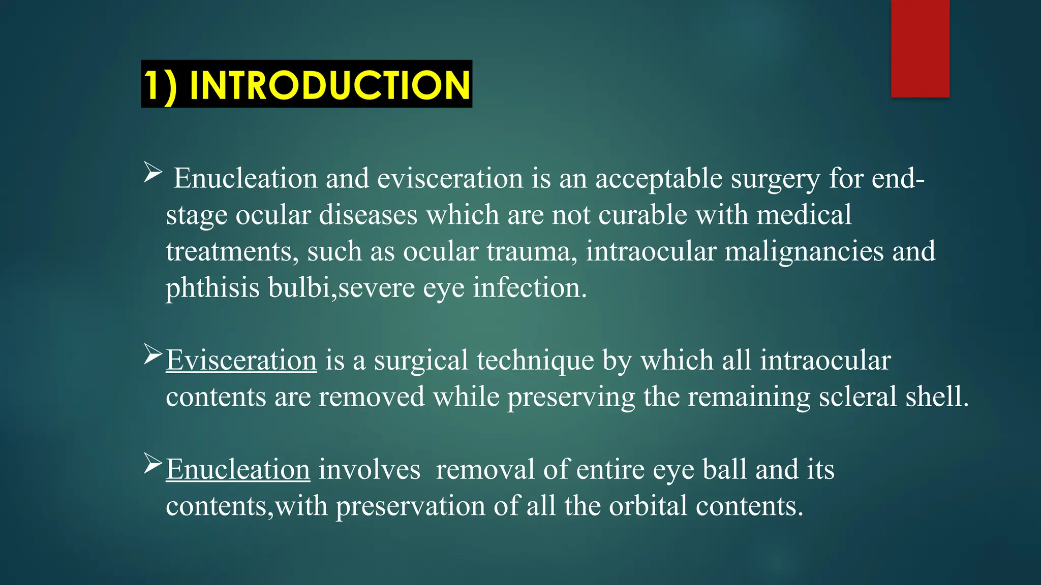 ENUCLEATION_and_EVISCERATION.pptx BY Dr Ravindrakumar | PPTX