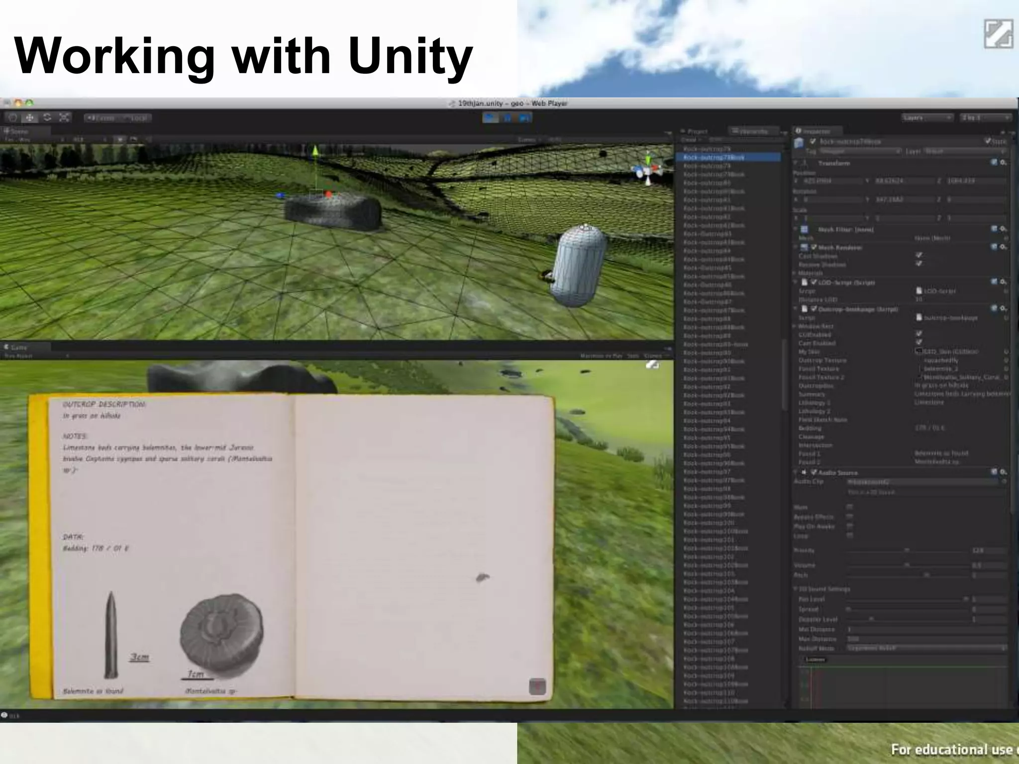 Geological Mapping Training in Virtual Environment | PPTX