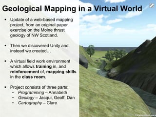 Geological Mapping Training in Virtual Environment | PPTX