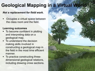 Geological Mapping Training in Virtual Environment | PPTX