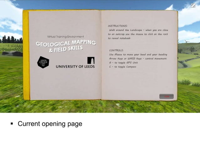 Geological Mapping Training in Virtual Environment | PPT