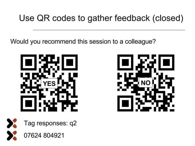 QR codes as a learning technology | PPT