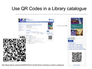 QR codes as a learning technology | PPT