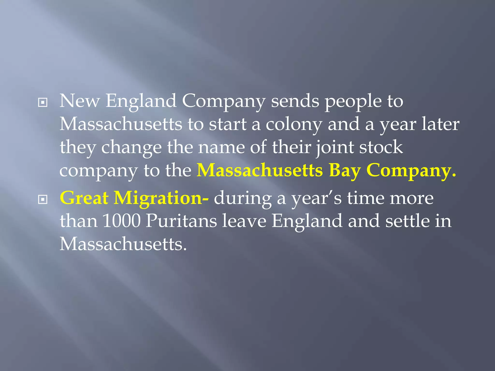 Plymouth and mass bay colonies | PPT
